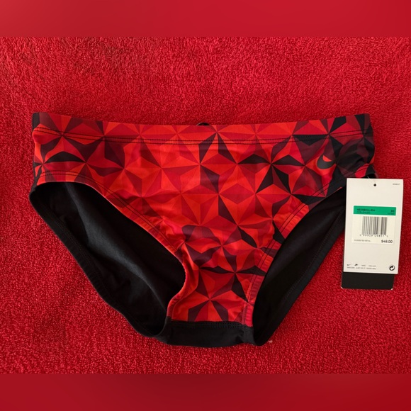 Nike | Swim | Nike Red Swim Briefs Nwt | Poshmark